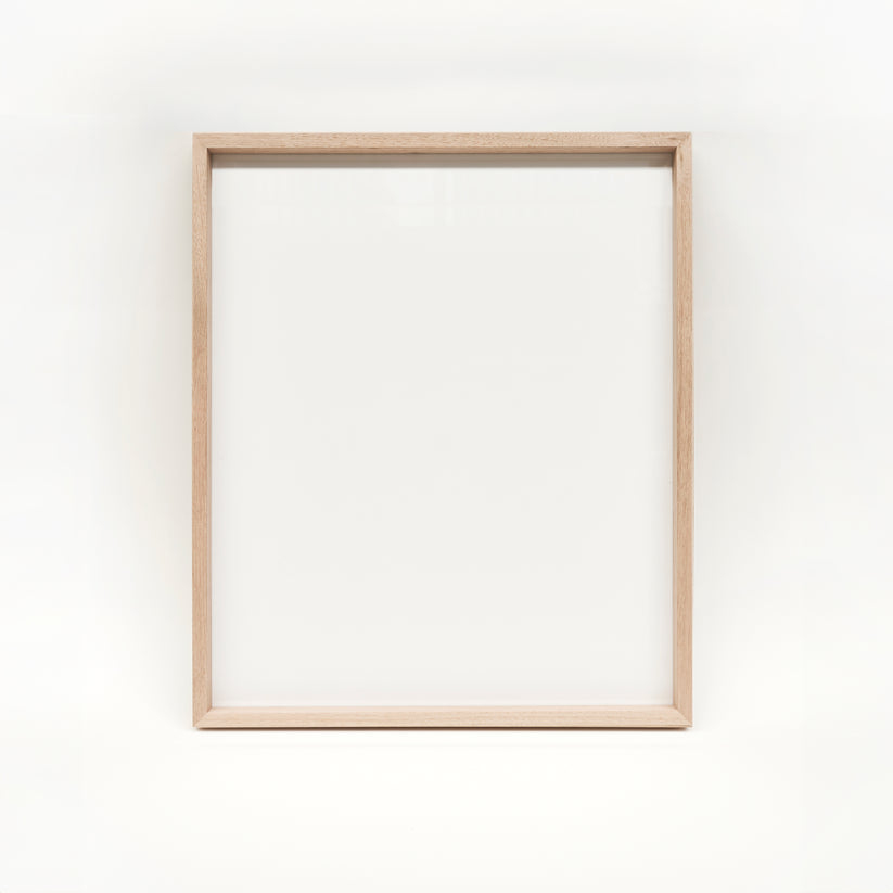 Tasmanian Oak Deep Recessed Frame with Acrylic – Frame Bar