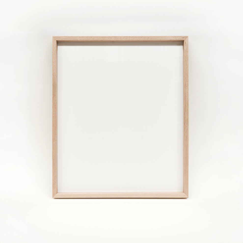 Tasmanian Oak Deep Recessed Frame with Acrylic – Frame Bar